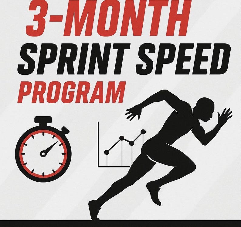 3-month Sprint Speed Training Program | PDF | Improve Acceleration ...