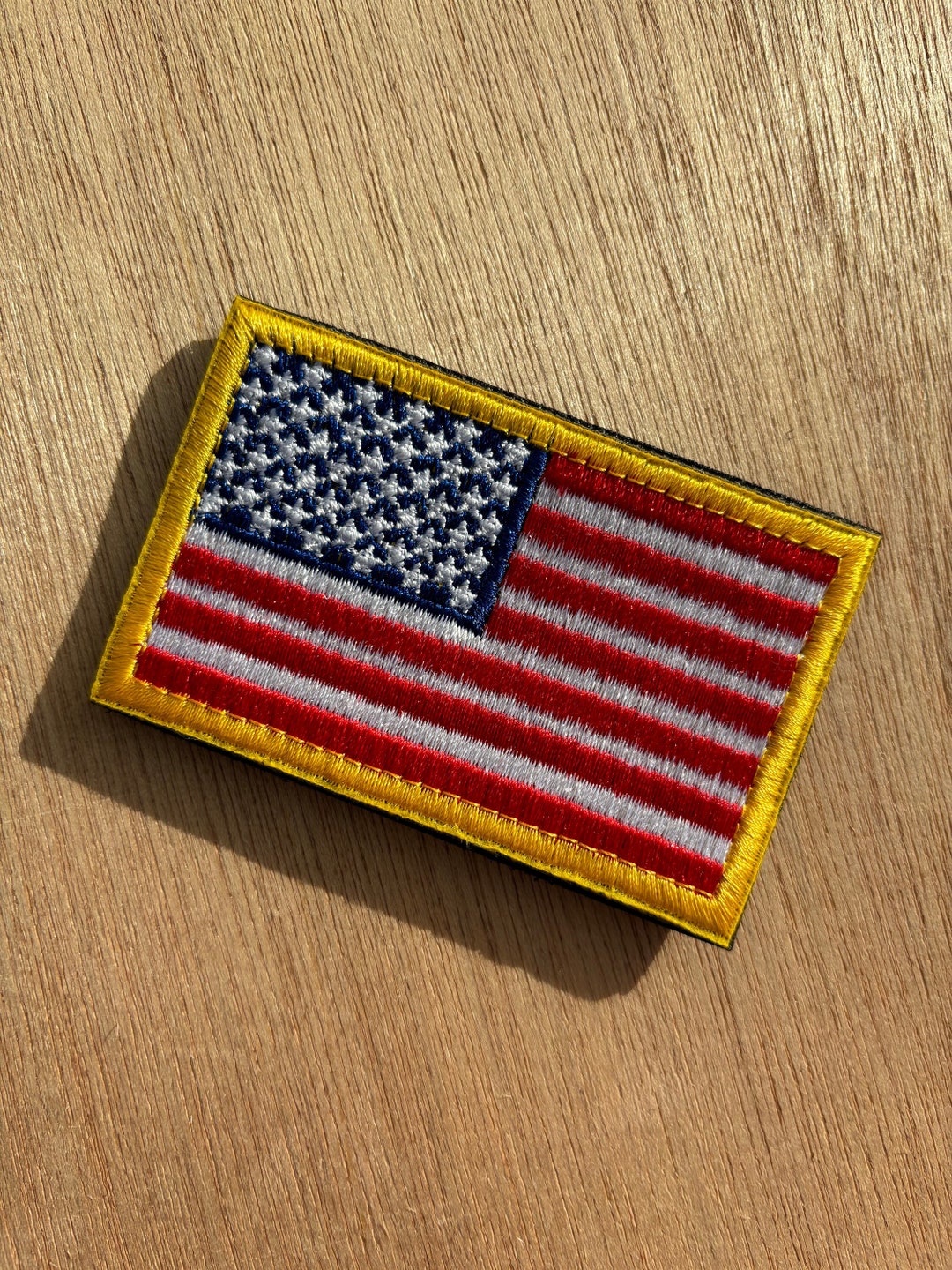 American Flag Embroidered Patch | USA Flag Patch | Velcro Patch - Etsy