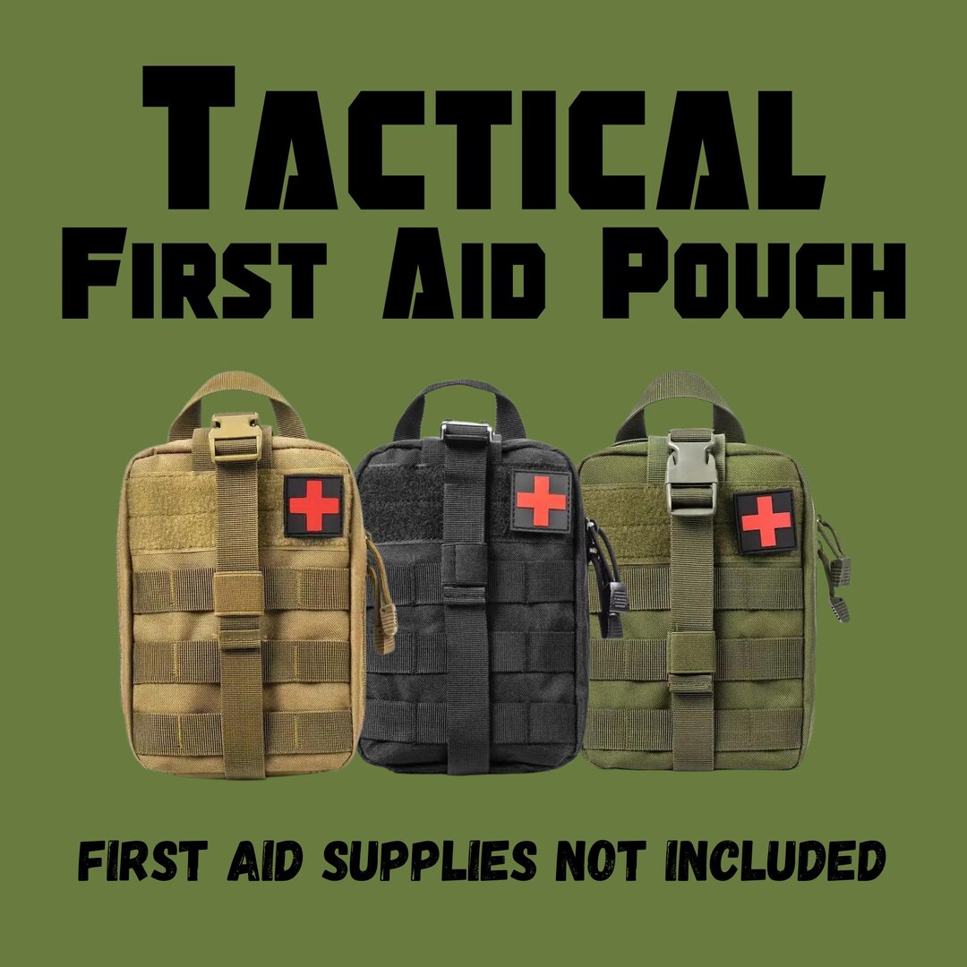 Tactical First Aid POUCH ONLY | Tactical Gear | Outdoor Essentials - Etsy