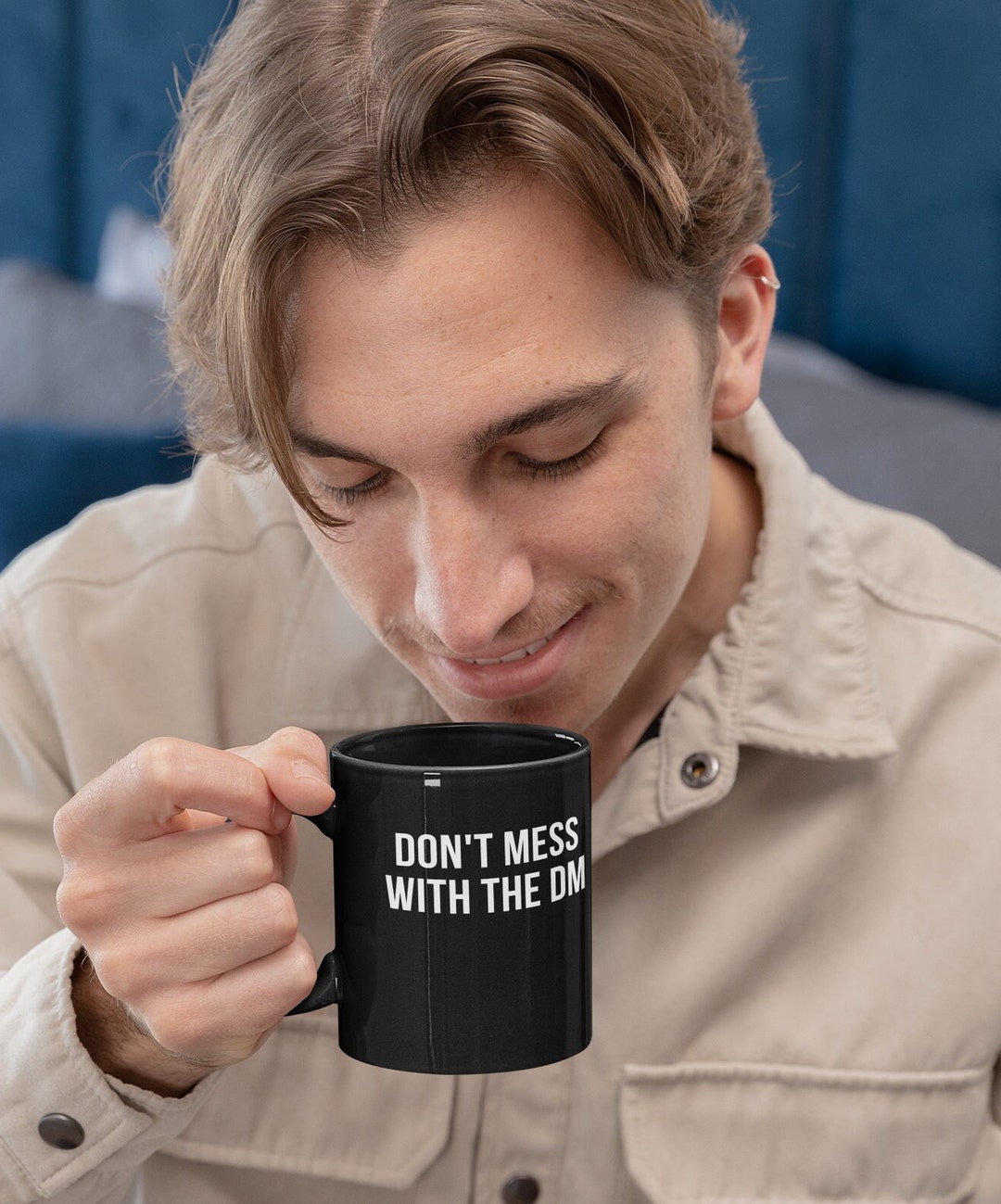 Funny Don't Mess With the DM 15oz Mug for Gamers, Role Player's, Dm's ...