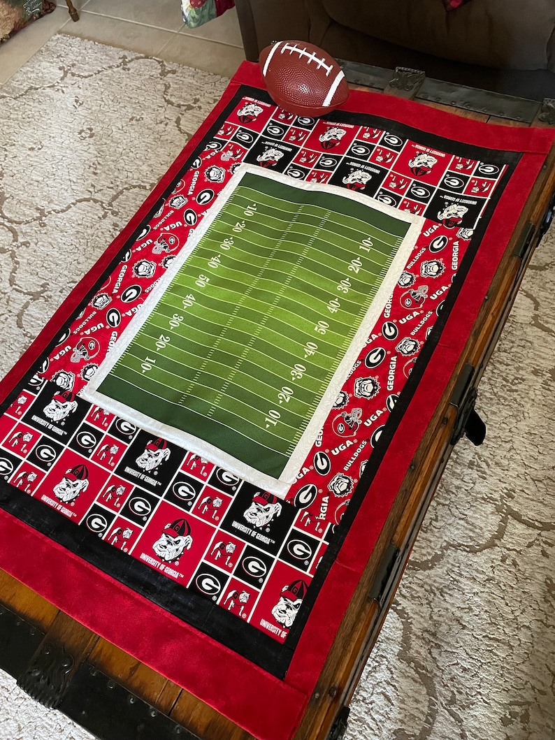 Georgia Football Table Decor! Great Gift for a Fan! Entertain in Style ...