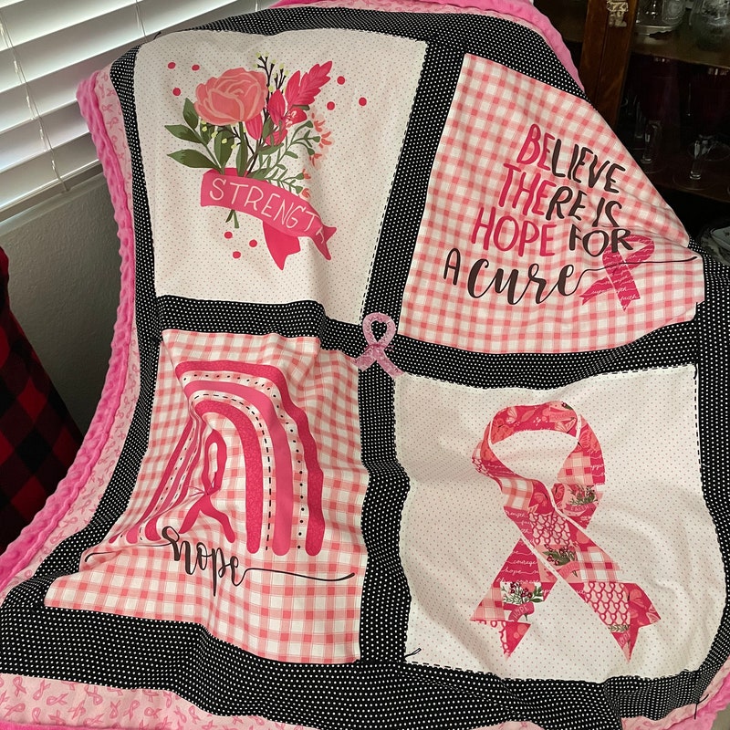 Breast Cancer Quilt - Etsy