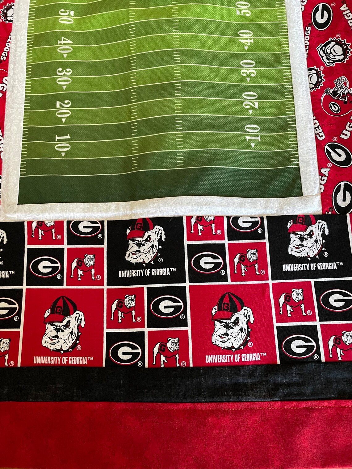 Georgia Football Table Decor! Great Gift for a Fan! Entertain in Style ...