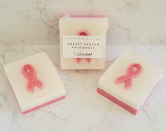 Breast Cancer Awareness Pink Ribbon Cold Process Bar Soap - Etsy