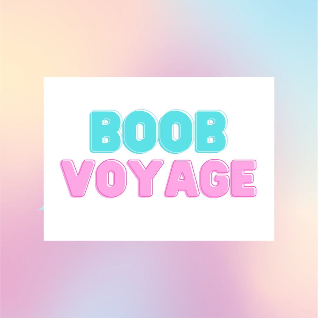 Boob Voyage Top Surgery Transgender LGBT Surgery Top Surgery Card FTM ...
