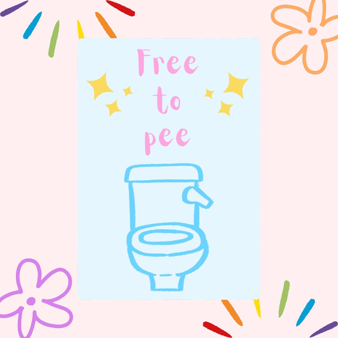 Free to Pee Gender LGBTQ Toilets Unisex Toilets Safe Peeing Transgender ...