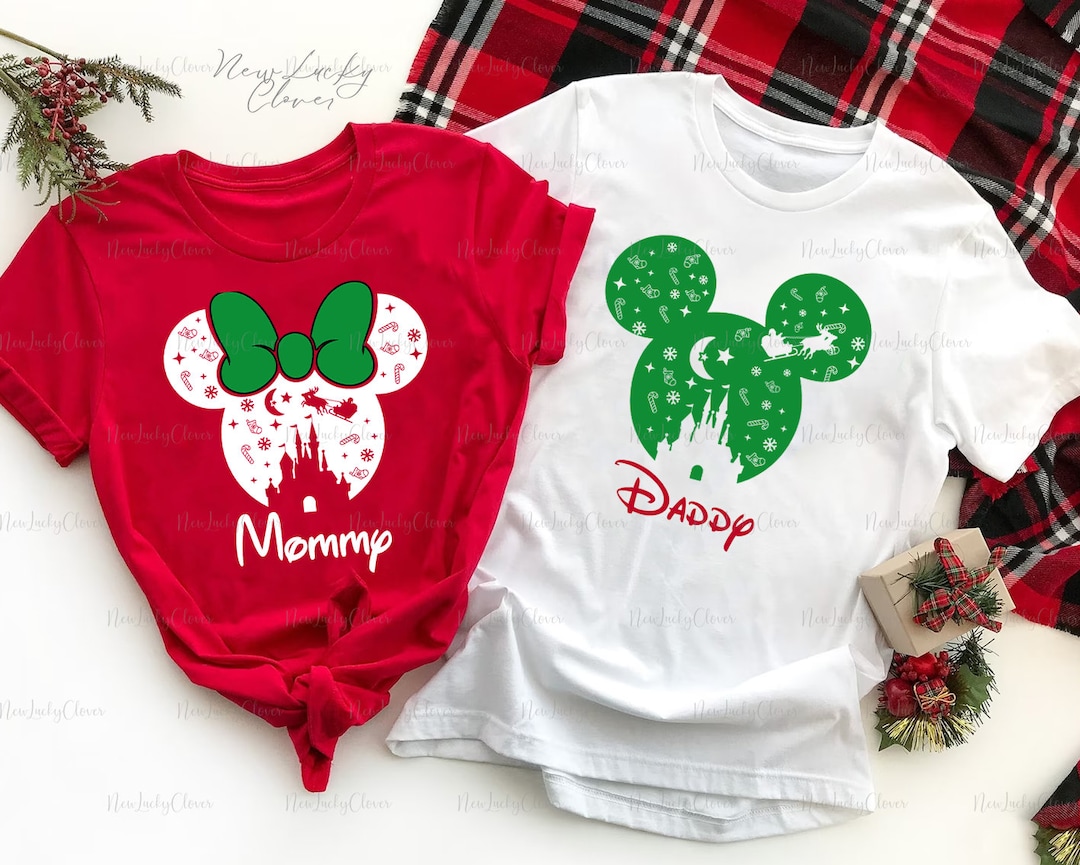 Christmas Park Mickey Snowflake Shirt Disney Christmas Shirt - Etsy