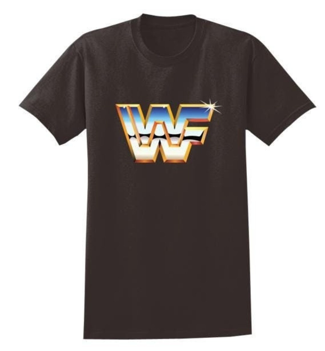 Iconic Retro WWF Wrestling Logo T Shirt, 80's Vintage T-shirt, Classic ...