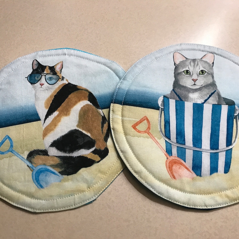 Cat Mug Rugs - Etsy