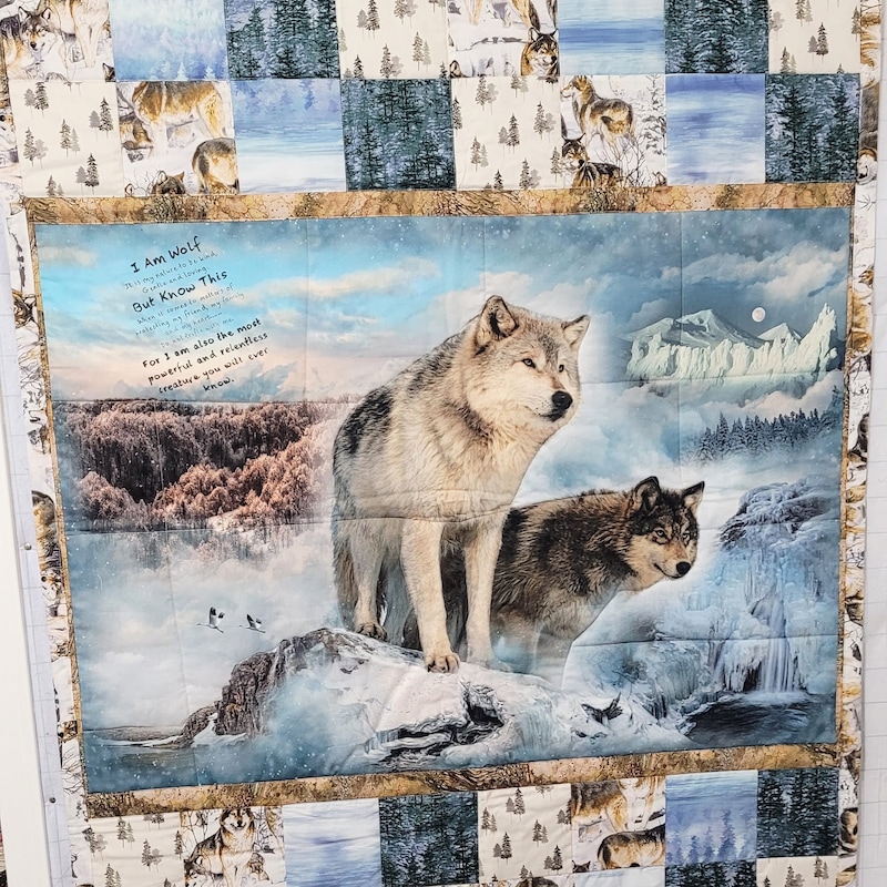 Wolf Quilt Pattern - Etsy