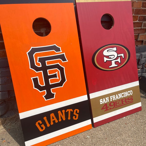 San Francisco 49ers Corn Hole Boards - Etsy