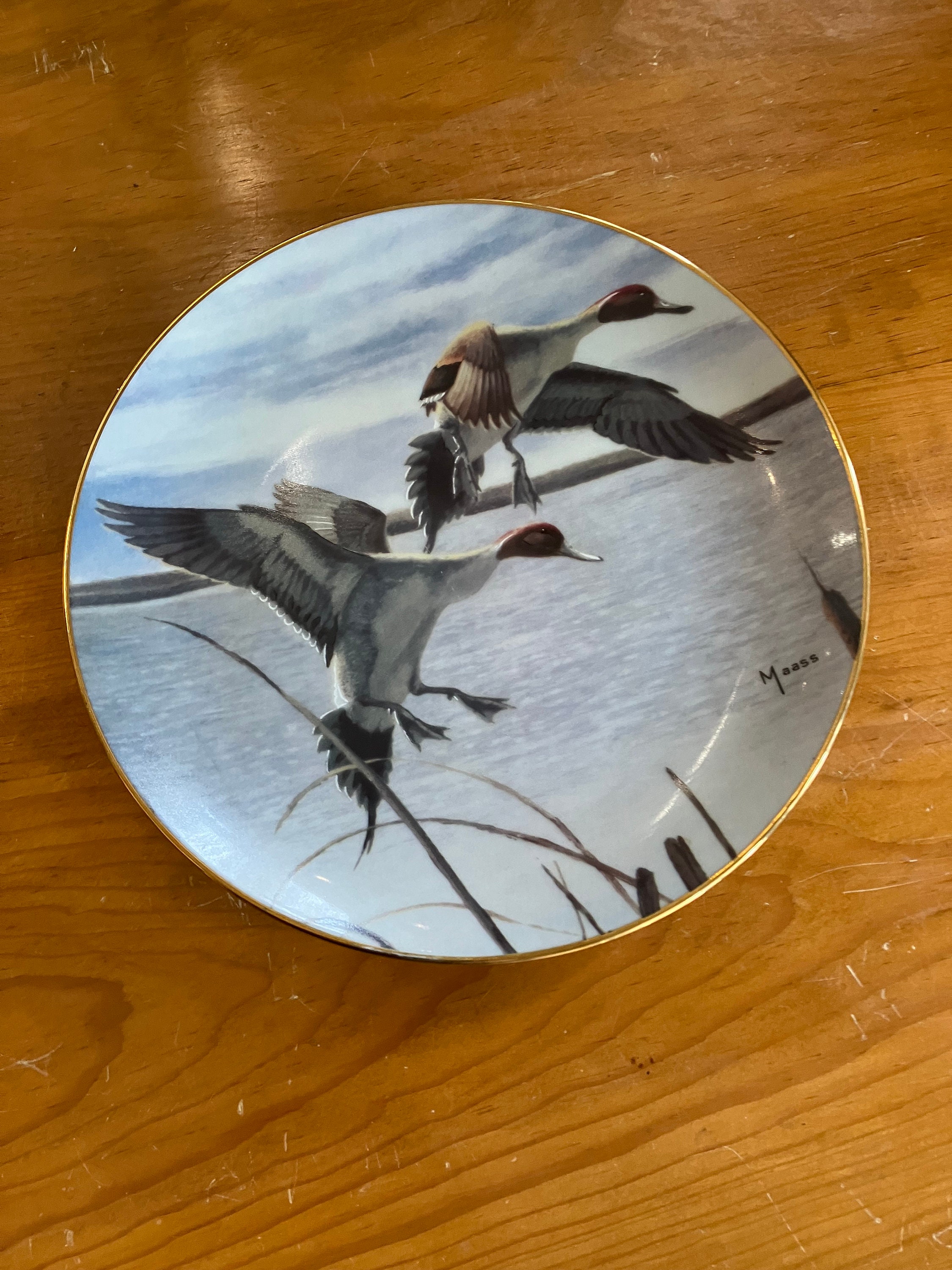 Danbury Mint 1988 Limited Edition Plate- David Maass - Etsy