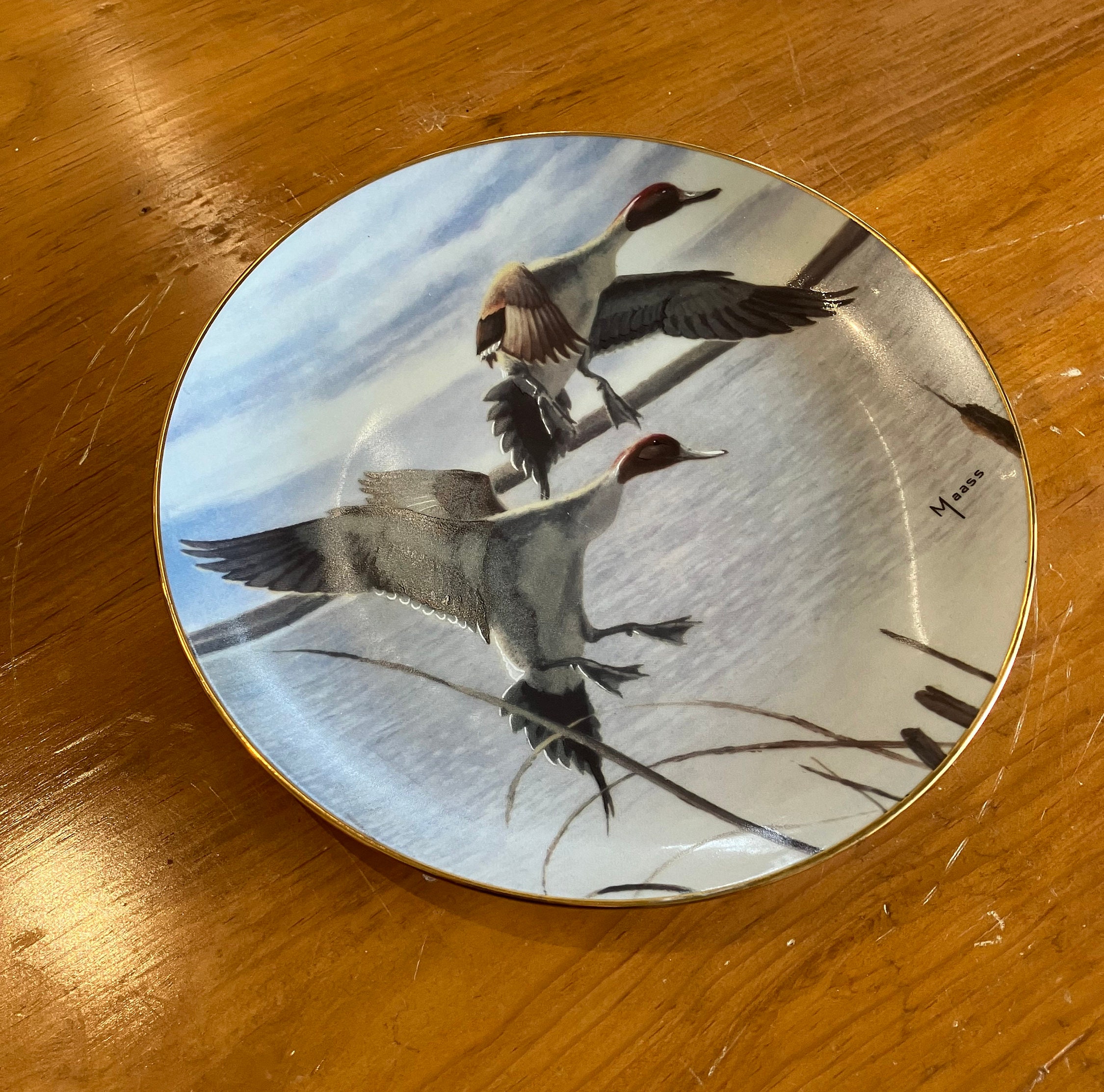 Danbury Mint 1988 Limited Edition Plate- David Maass - Etsy