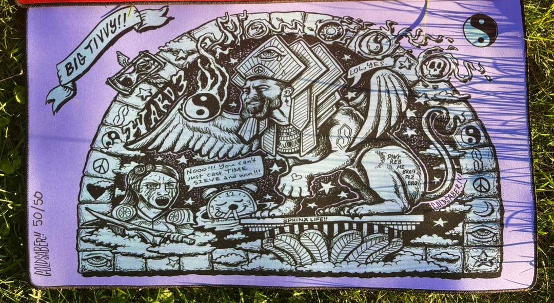 TIVIT Big Tivvy, Sphinx Life Esper-pilled Playmat - Etsy