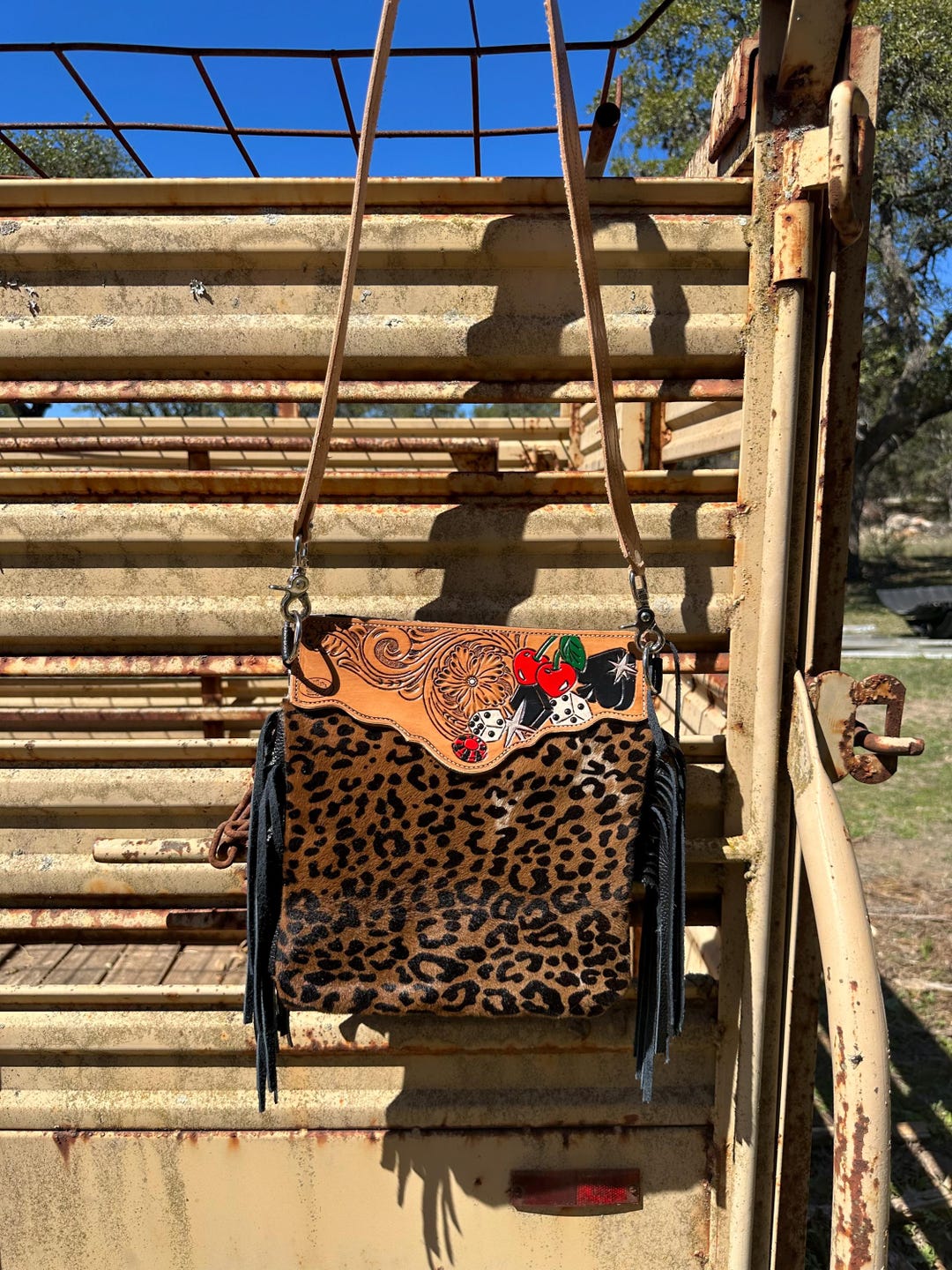 CUSTOM Cheetah Hair on Hide Purse - Etsy
