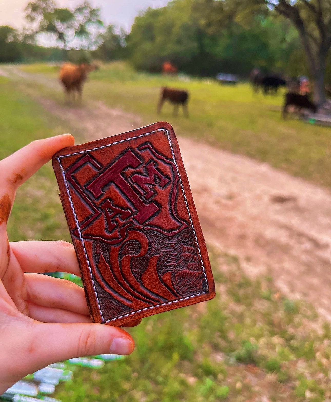 Tooled Leather Custom Card Holders - Etsy