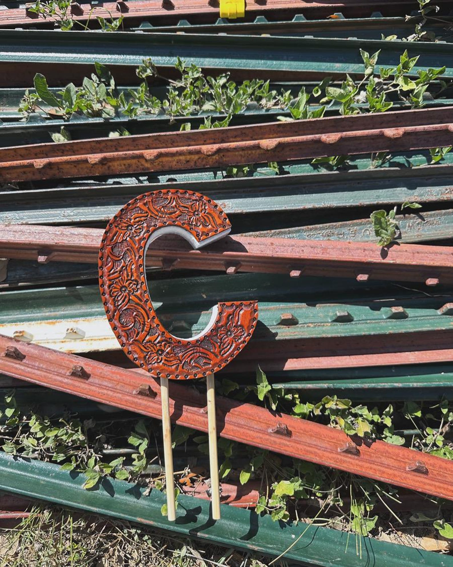 Large Custom Tooled Leather Cake Toppers - Etsy