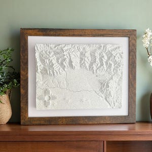 Custom 3D Topographic Map Gift | Personalized Location Keepsake for ...
