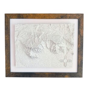 Sandia Mountains Topographic Map: 3D Printed New Mexico Art - Etsy