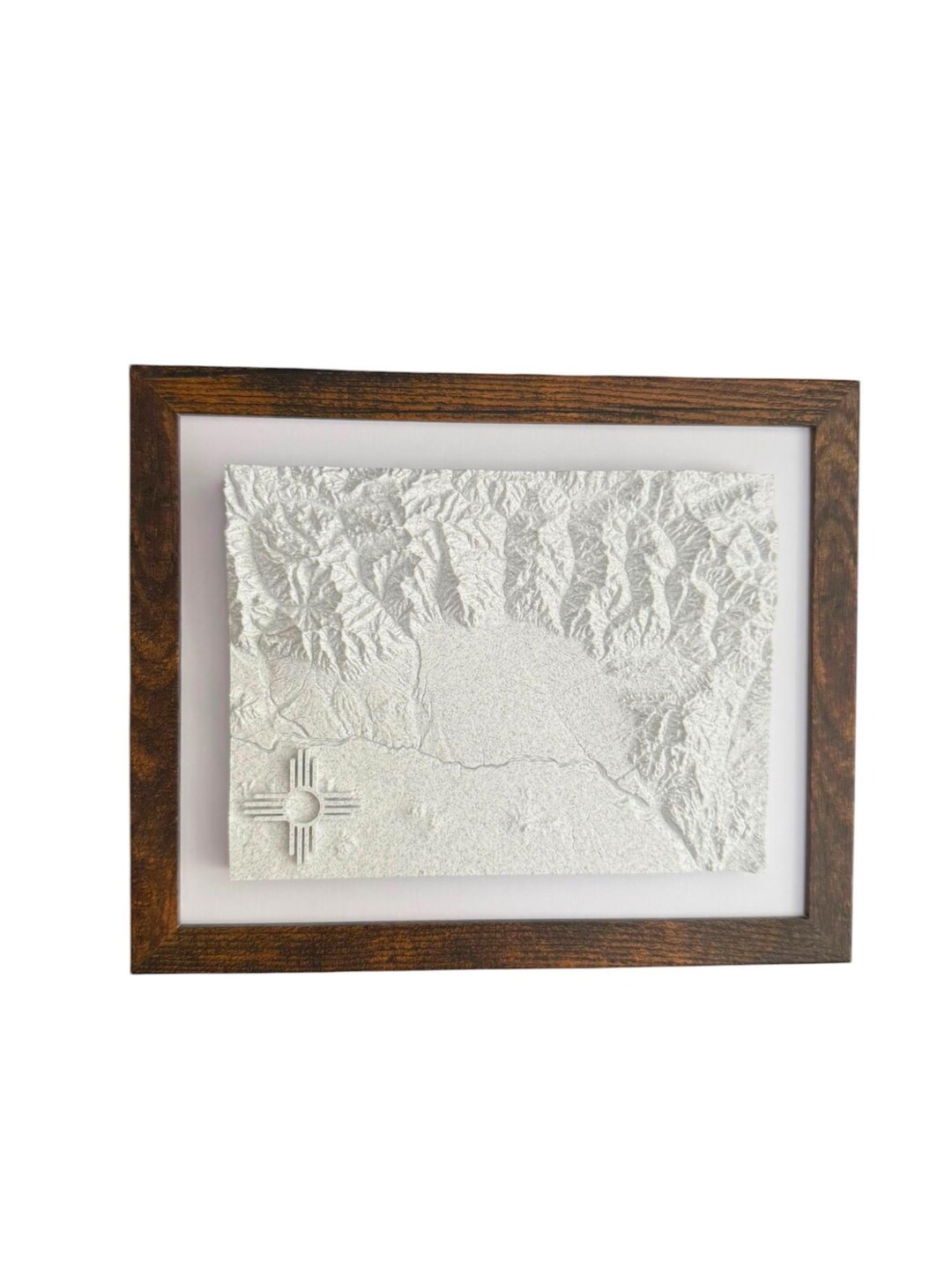 Custom 3D Topographic Map – Personalized Framed Mountain or Trail Art ...