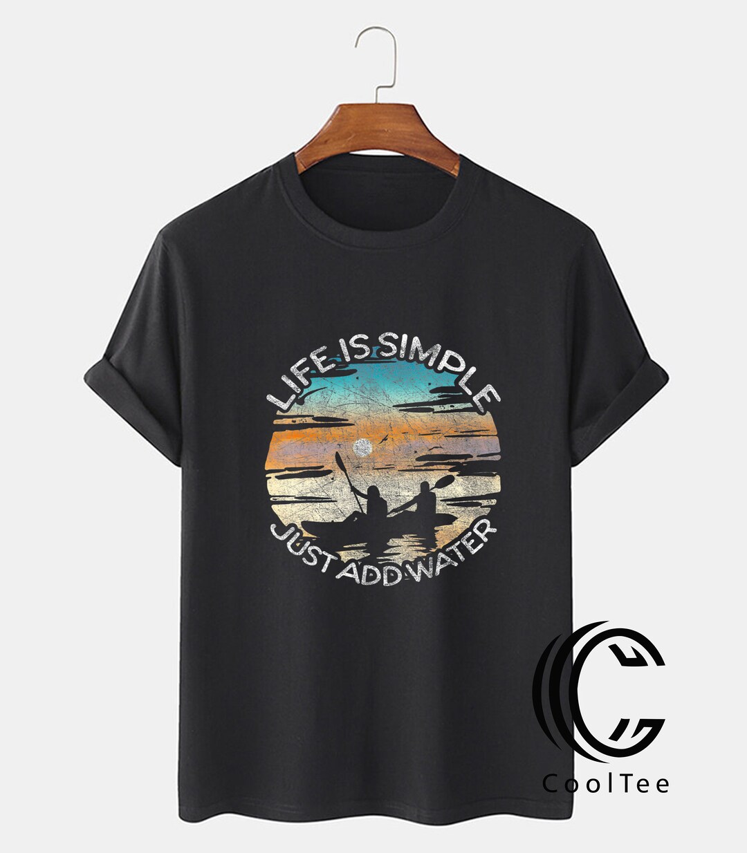 Life is Simple Just Add Water Kayaking T-shirt - Etsy
