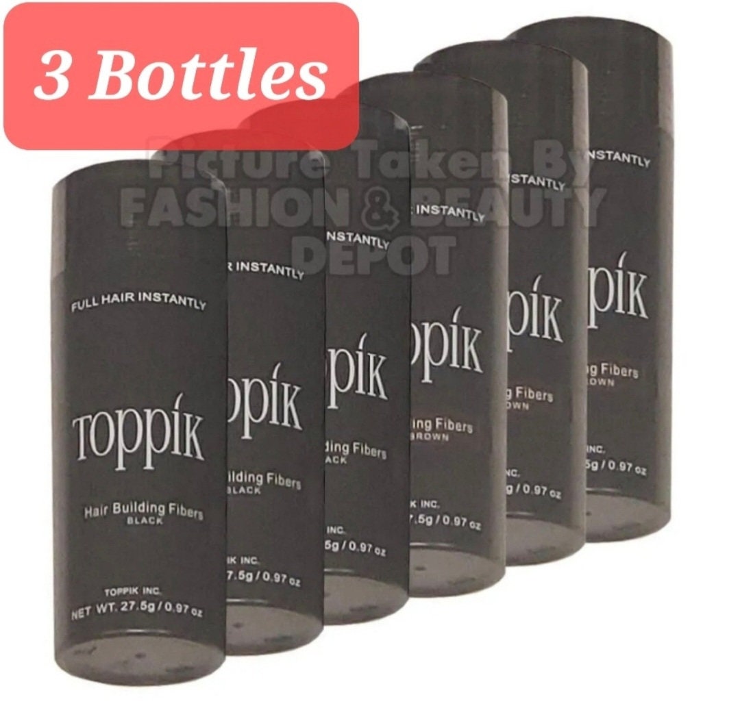 TOPPIK Hair Building Fibers 27.5g (pack of 3) - Etsy