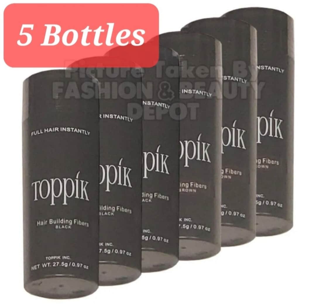 5 X TOPPIK Hair Building Fiber *choose Your Color* 27.5g 0.97oz ...