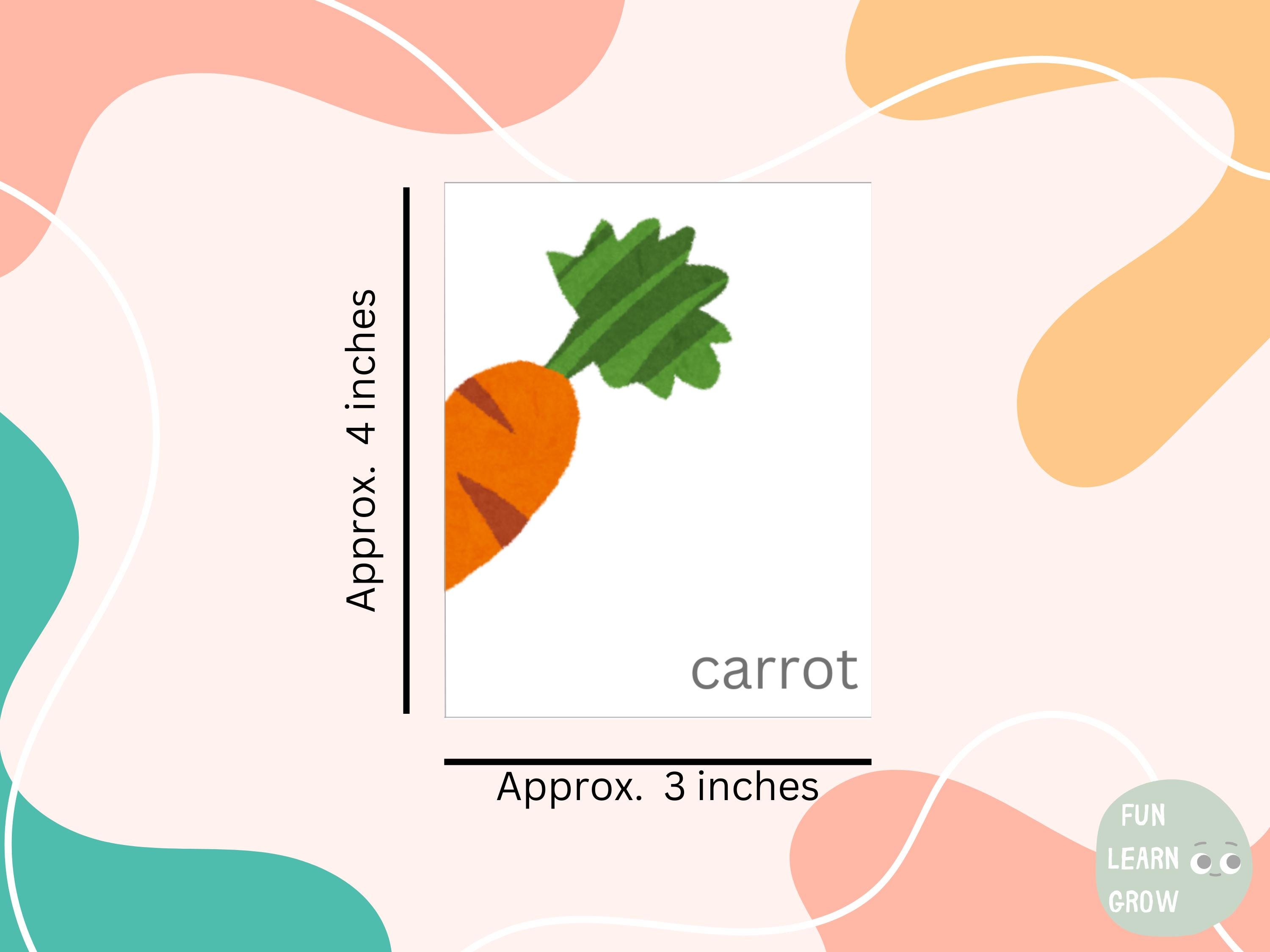 Food Matching Cards, Instant Download, Printable, Play to Learn ...