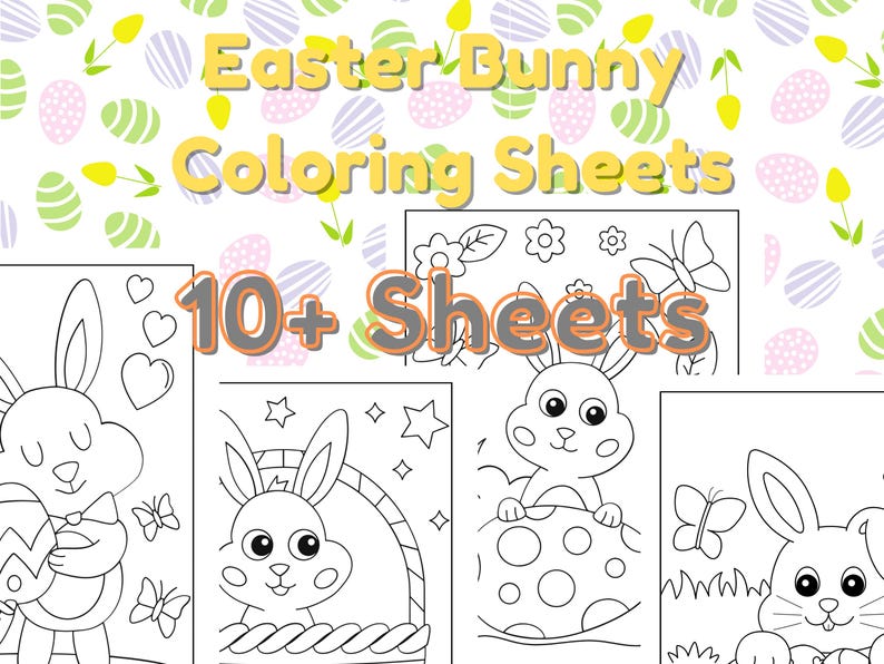 Coloring Sheets, Instant Download, Printable, Play to Learn, Preschool ...