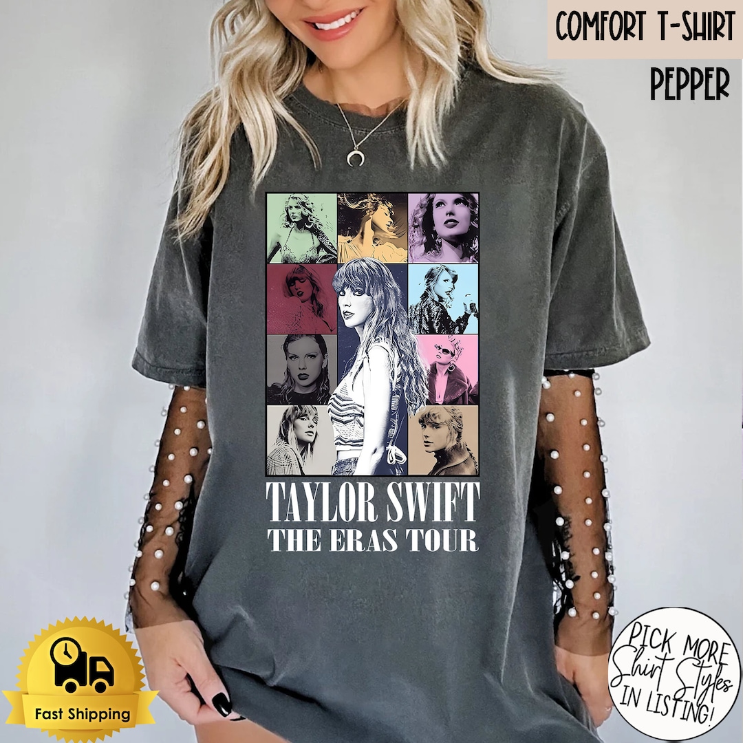 Comfort Colors® Eras Tour Shirt, Taylor Swift Shirt, Taylor Swift Fan ...