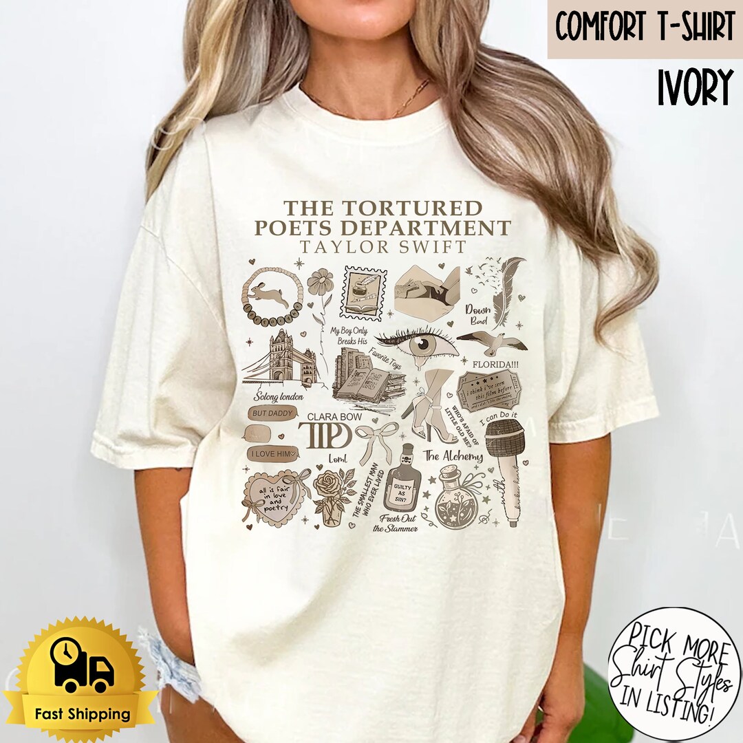 Retro the Tortured Poet Department Tracklist Shirt, Taylr TTPD Tshirt ...