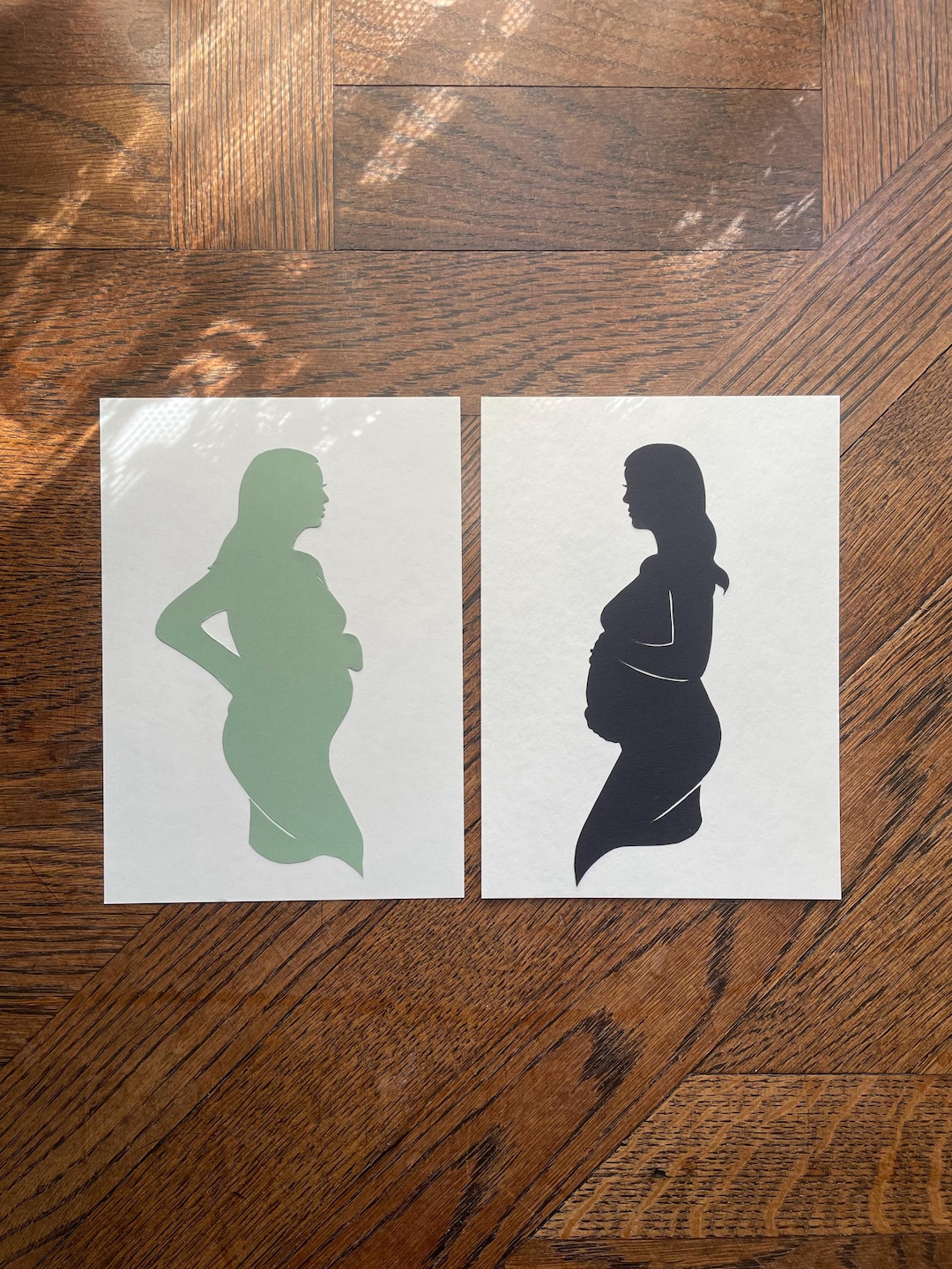 Custom Hand-cut Full Body Silhouette Heirloom Portrait - Etsy