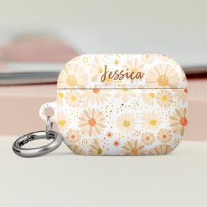 Custom Apple Airpods and Airpods Pro Case Cute Daisies Design ...