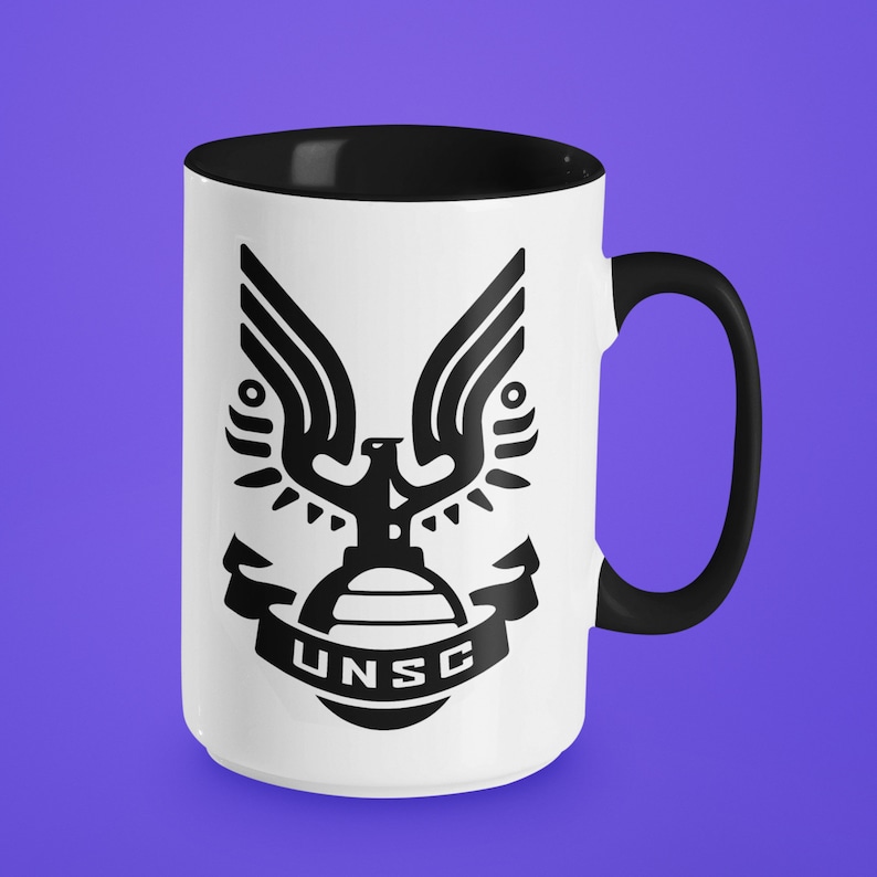 UNSC Mug, United Nations Space Command Logo Cup, Video Gamer Mug ...