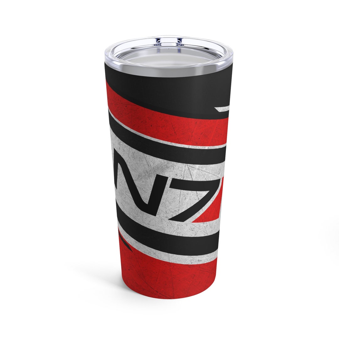 N7 Battle Tumbler, 20oz Stainless Steel, Systems Alliance Navy Marines ...