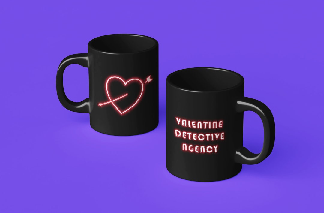 Valentine Detective Agency Mug, VDA Logo, Gaming Mug, Video Gamer ...