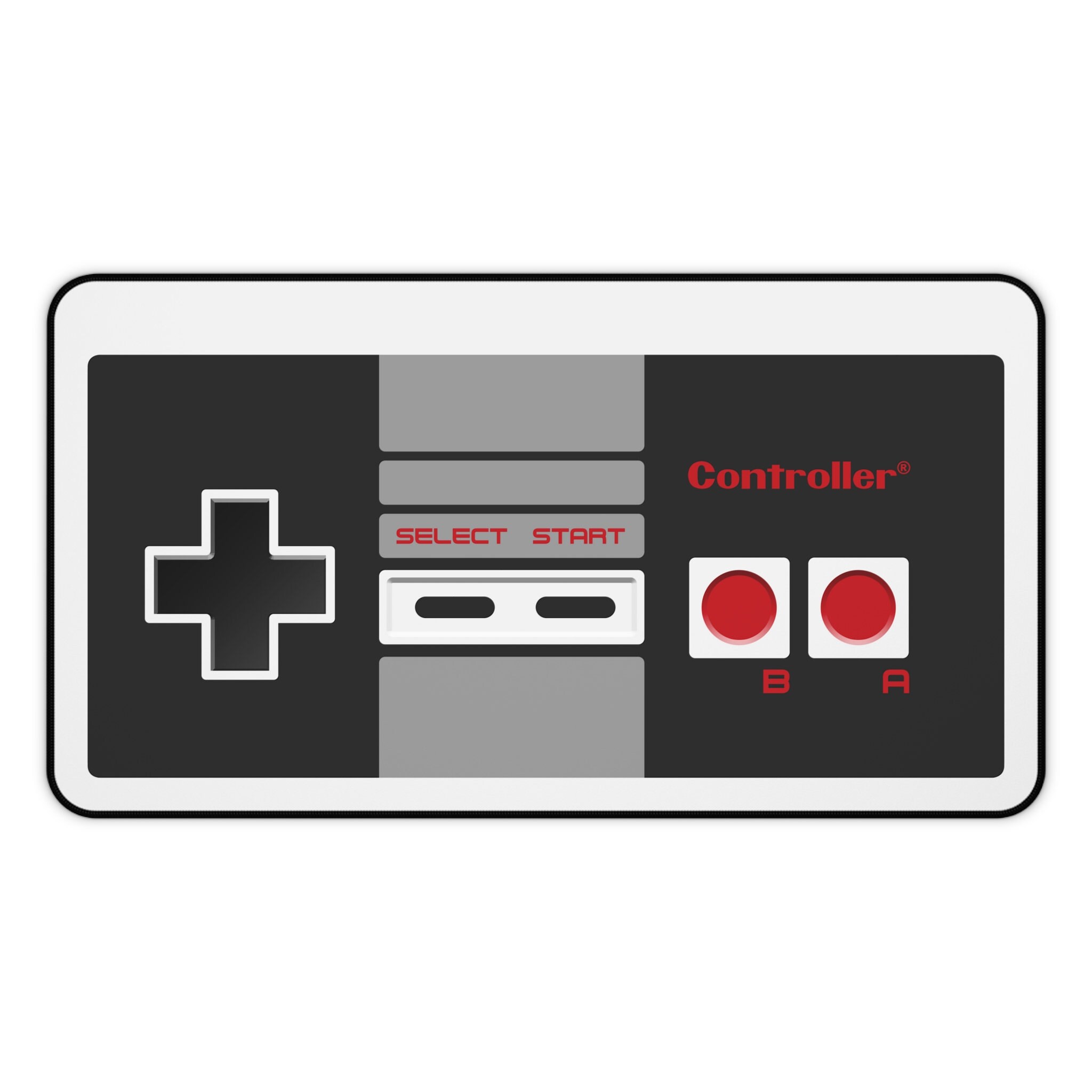 Retro Controller Desk Mat, Oversize Mouse Pad, Table Top Soft Pad ...