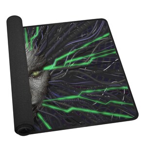 SHODAN Desk Mat, Sentient Hyper Optimized Data Access Network, Hacker Desk Pad, Retro Pc Gamer ...