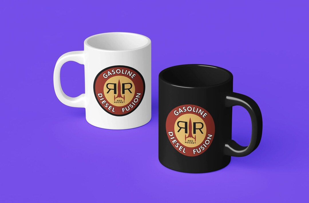 Red Rocket Mug Red Rocket Logo Cup Video Gamer Mug Gaming - Etsy UK