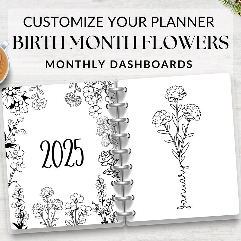 Flowers Planner Dashboard - Etsy