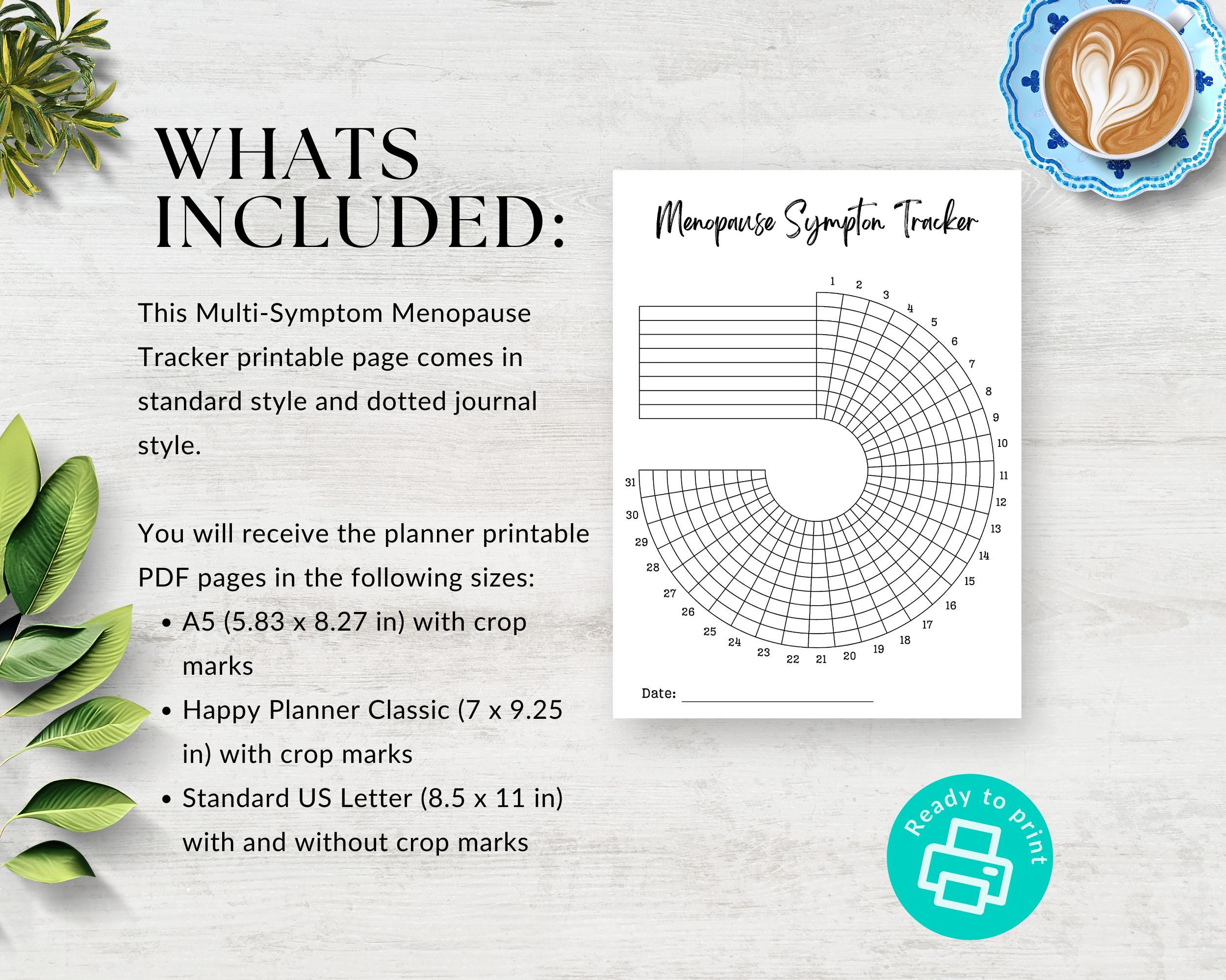 Multi-symptom Menopause Tracker, Health Journal, Chart Your Cycle, Mood ...