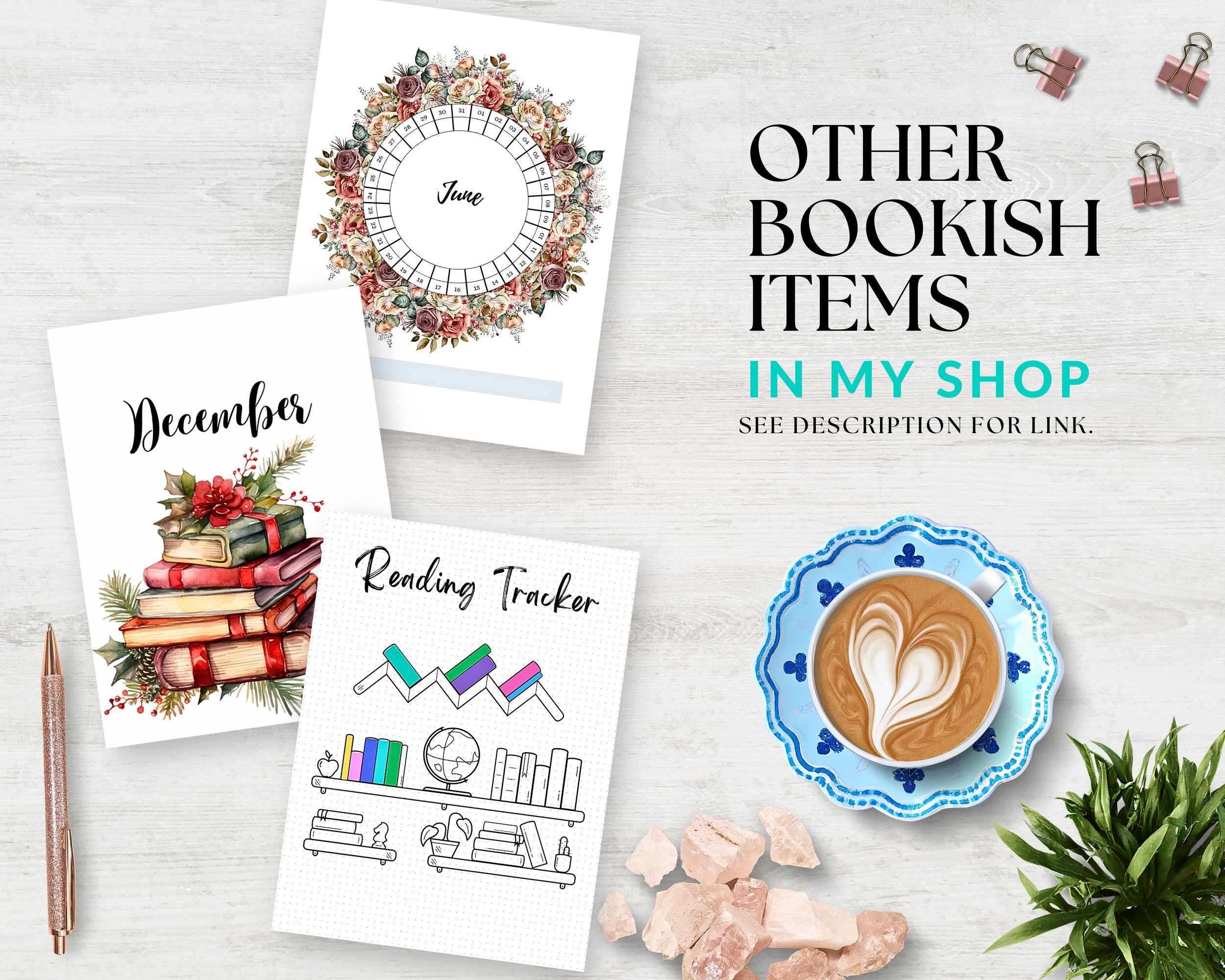 12 Printable Bookmarks Birth Month Flowers for Bookworms, Digital ...