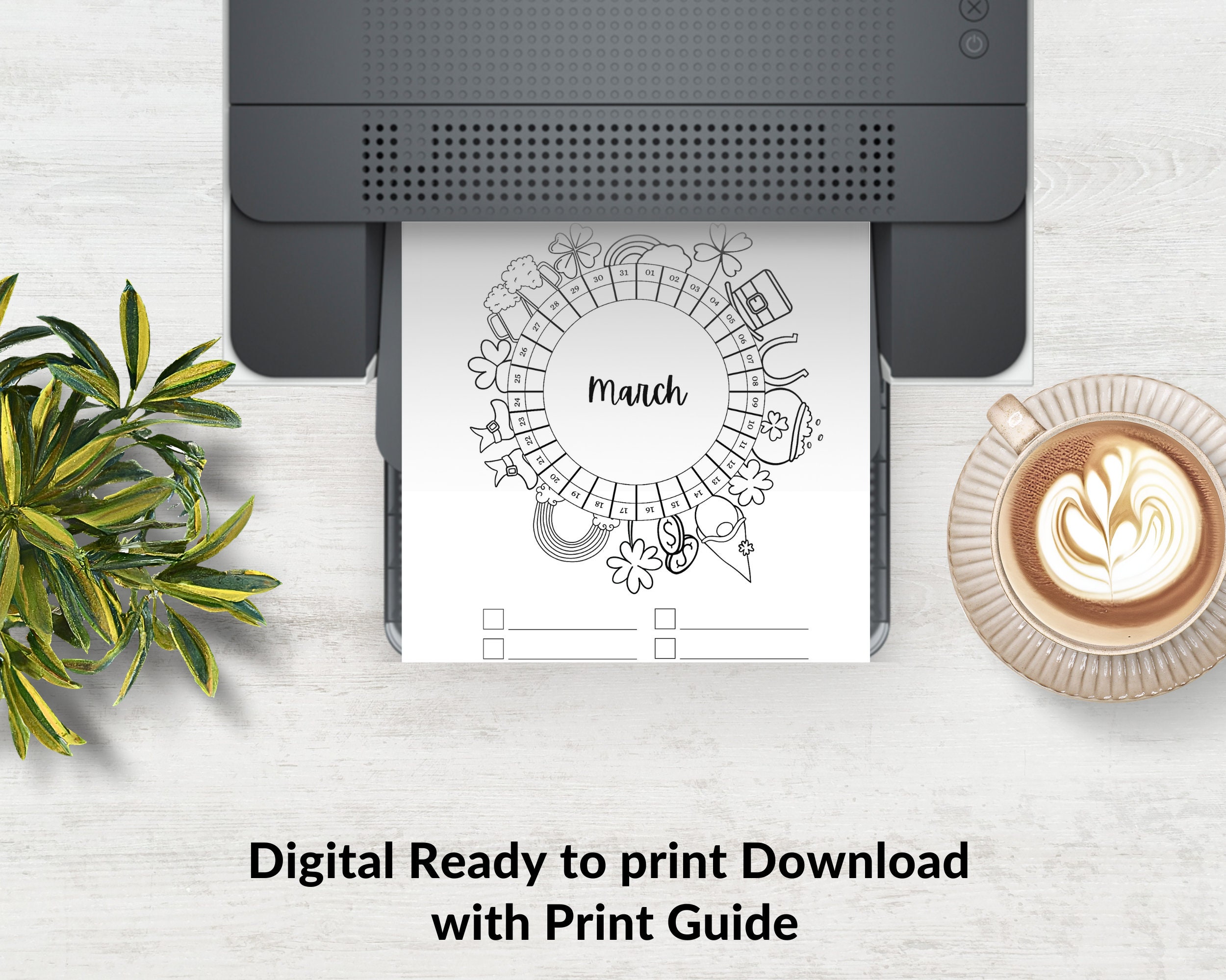 Monthly Mood Tracker Printable, Mood Tracker, Daily Mood Tracker ...