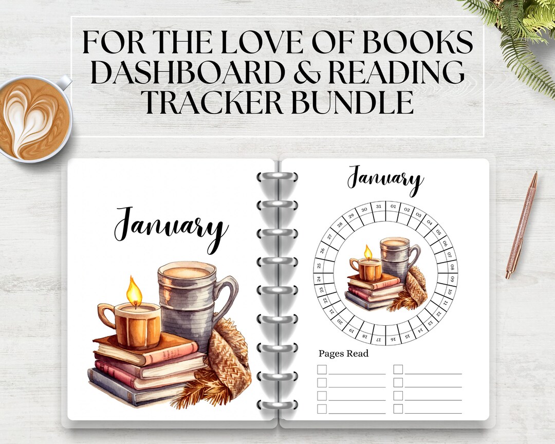 For the Love of Books Monthly Dashboards & Reading Trackers Bundle ...