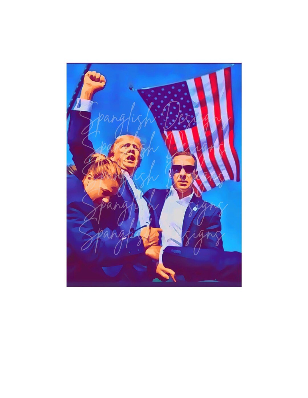 Trump Strong PNG for Dtf Sublimation Dtg Screenprints - Etsy