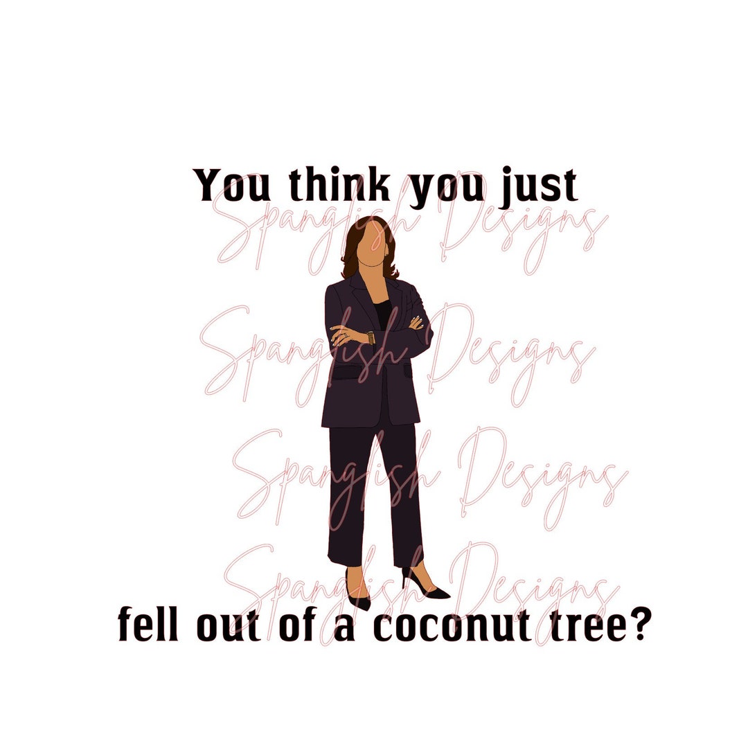 Kamala Harris Coconut Tree PNG - Etsy