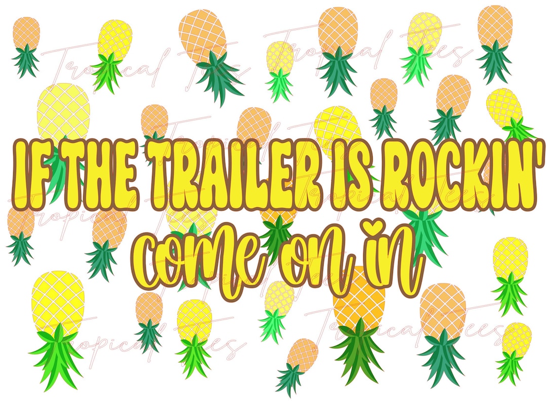 Swinger Upside Down Pineapple Trailer Design Digital Download Funny Snarky Vulgar PNG ...