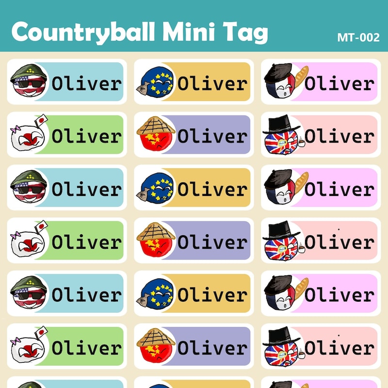 Countryballs Stickers - Etsy