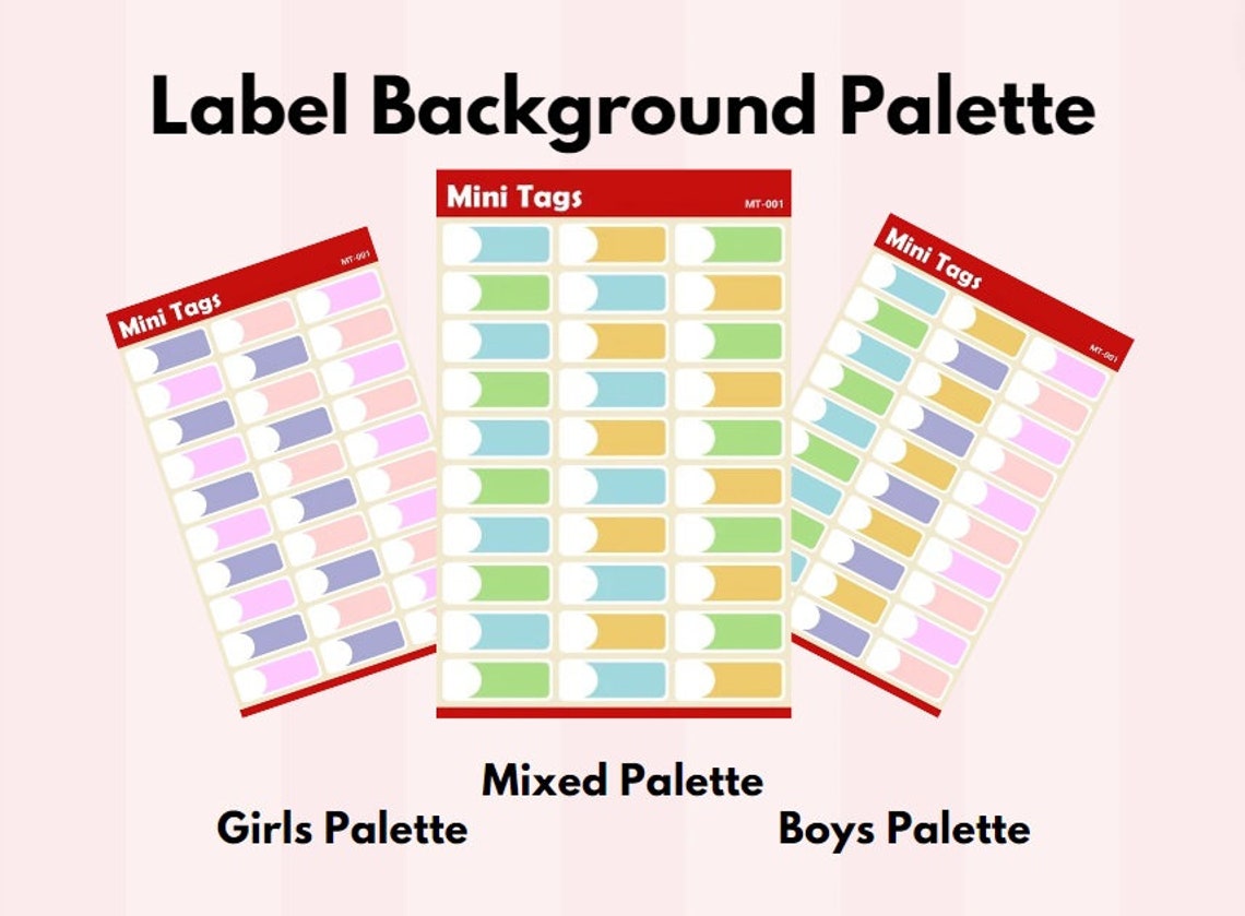 Mini Name Tags - Waterproof Labels - Dishwasher Safe Labels ...