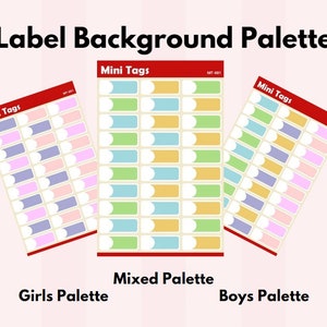 Mini Name Tags - Waterproof Labels - Dishwasher Safe Labels ...